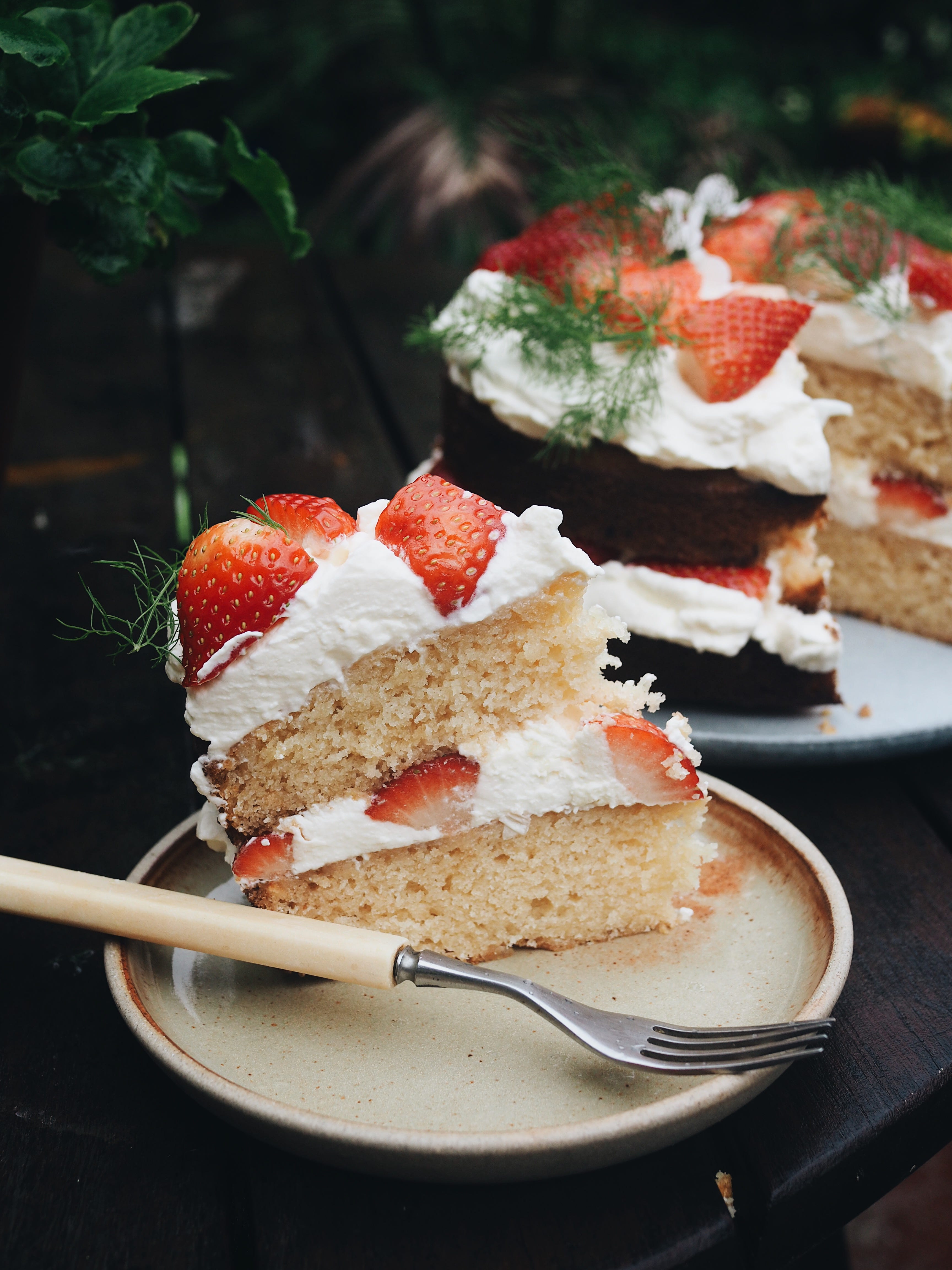 Strawberry & honey teacake - by Casey Lister - lofi life