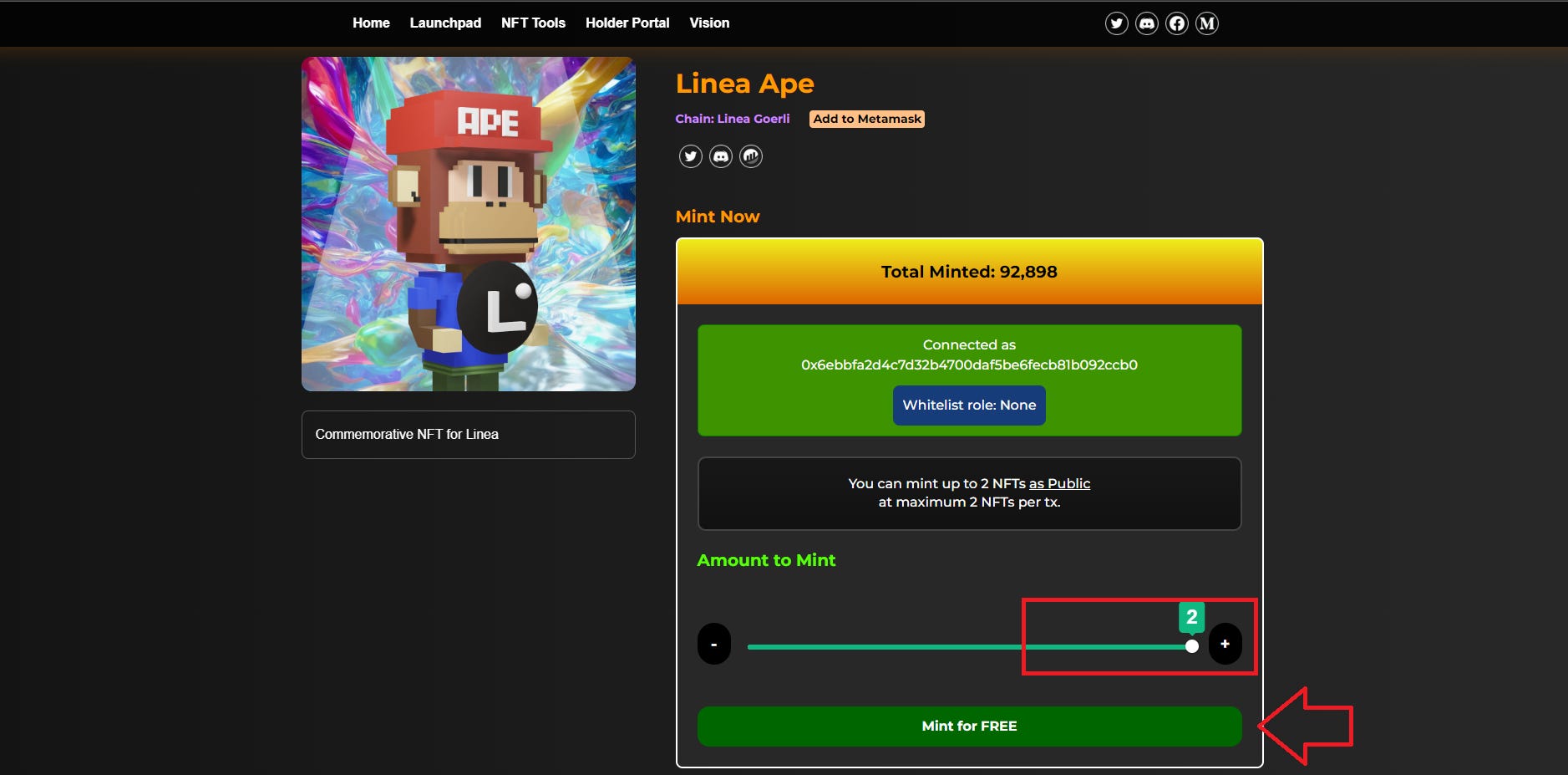 Linea Voyage - NFT Week - by Enkhbayar - Team Alpha