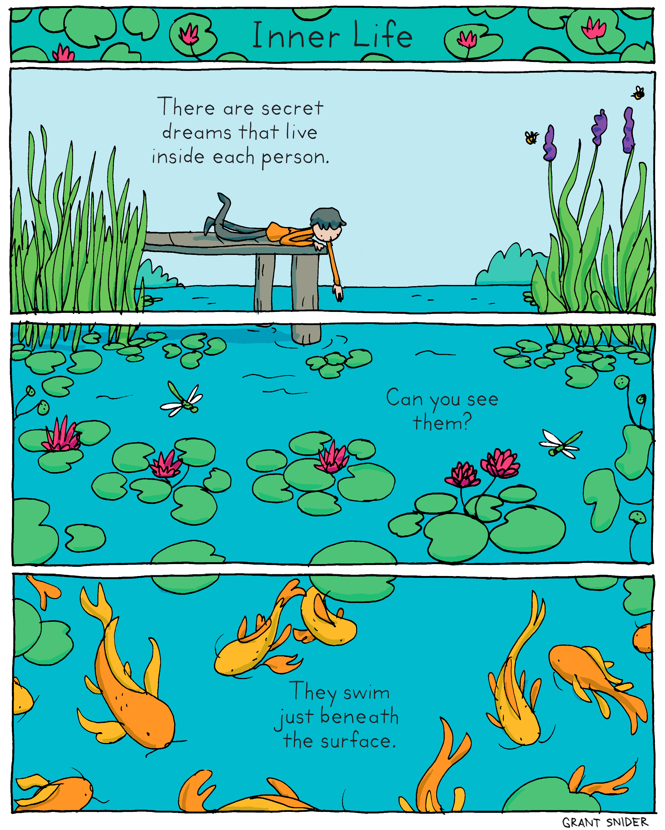 Inner Life - by Grant Snider - Incidental Comics