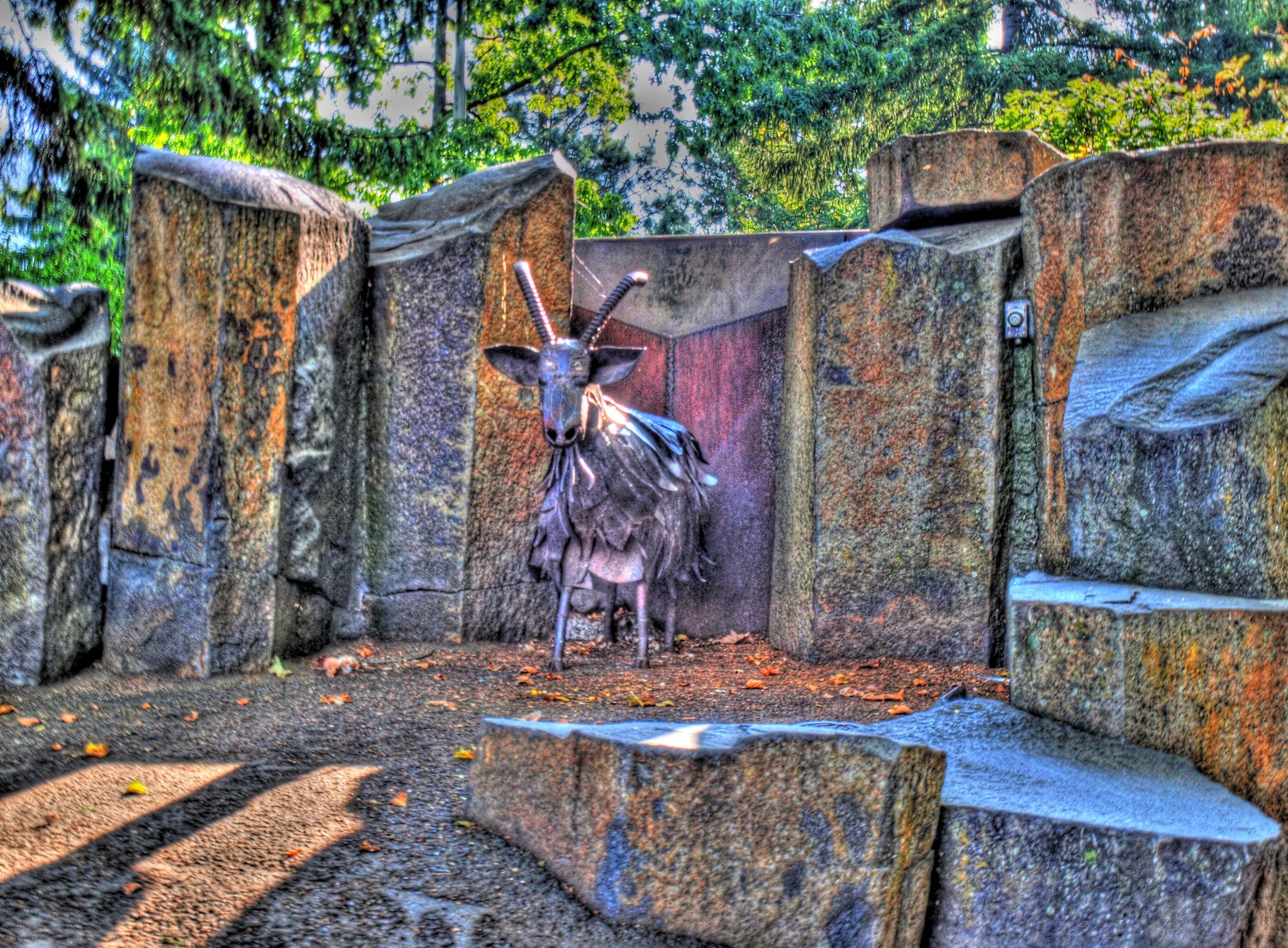 The Welding Nun and The Garbage Goat - by Ashley