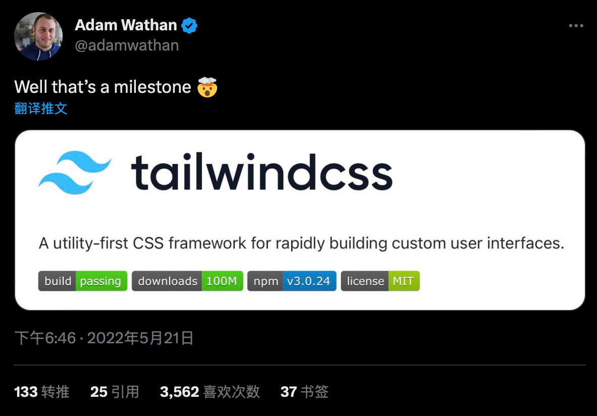 Tailwind CSS：百万美元启示录 - by Jackson Wu - 硬核小卒