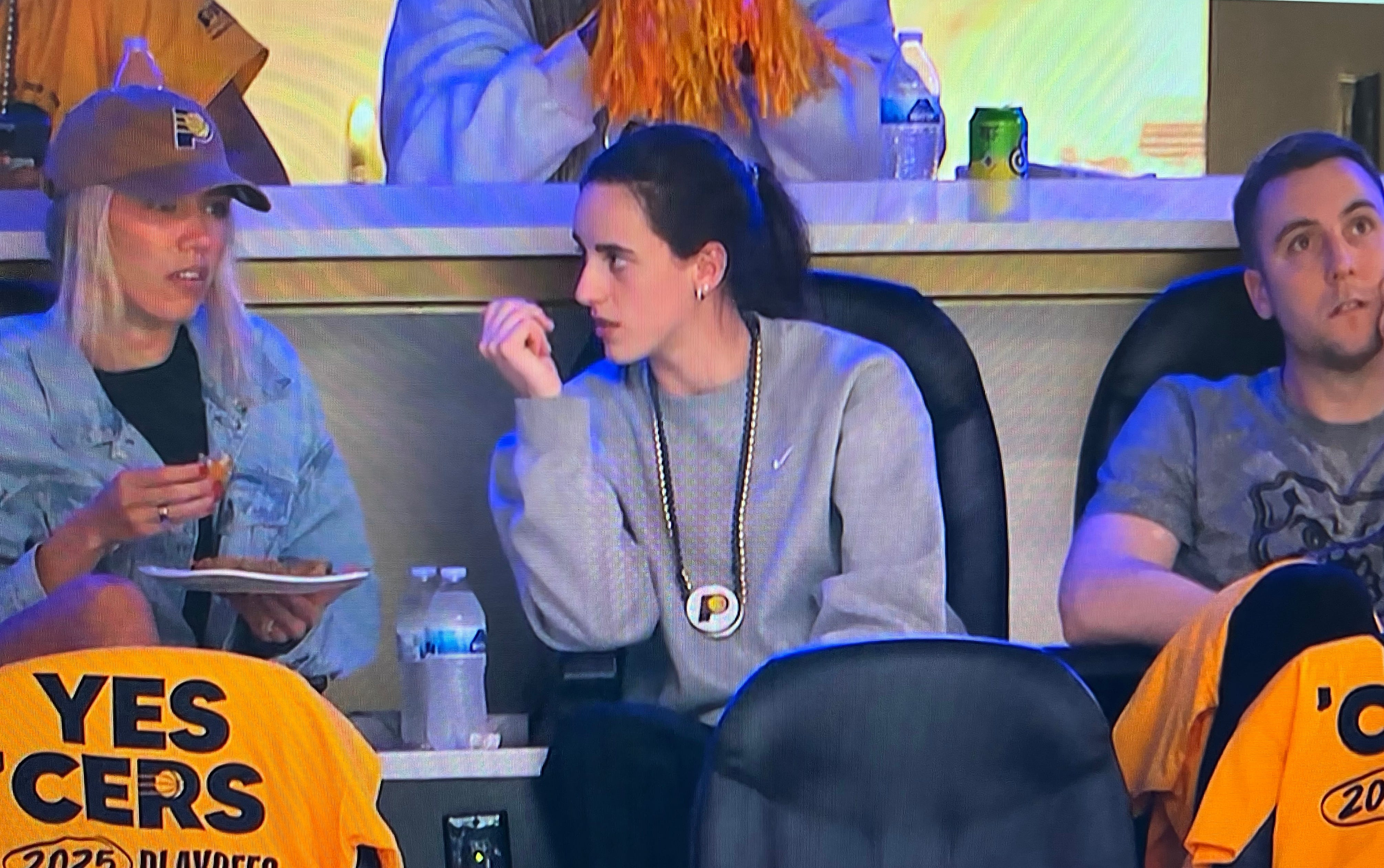 Caitlin Clark, Lexie Hull React to Pacers’ Overtime Playoff Win and ...