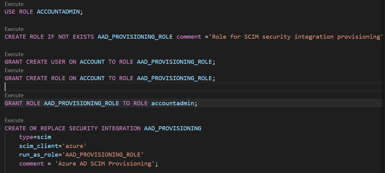 How did we Enable Single Sign On (SSO) and SCIM Integration in Snowflake