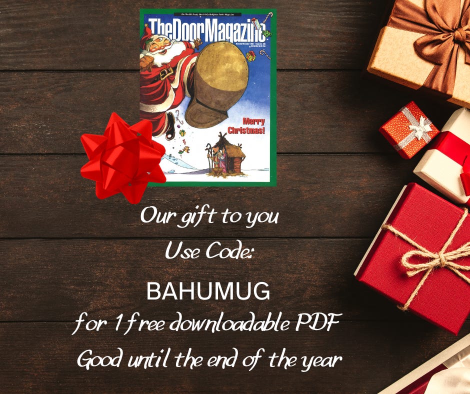 Merry Christmas from The Wittenburg Door - by Gus Mujica