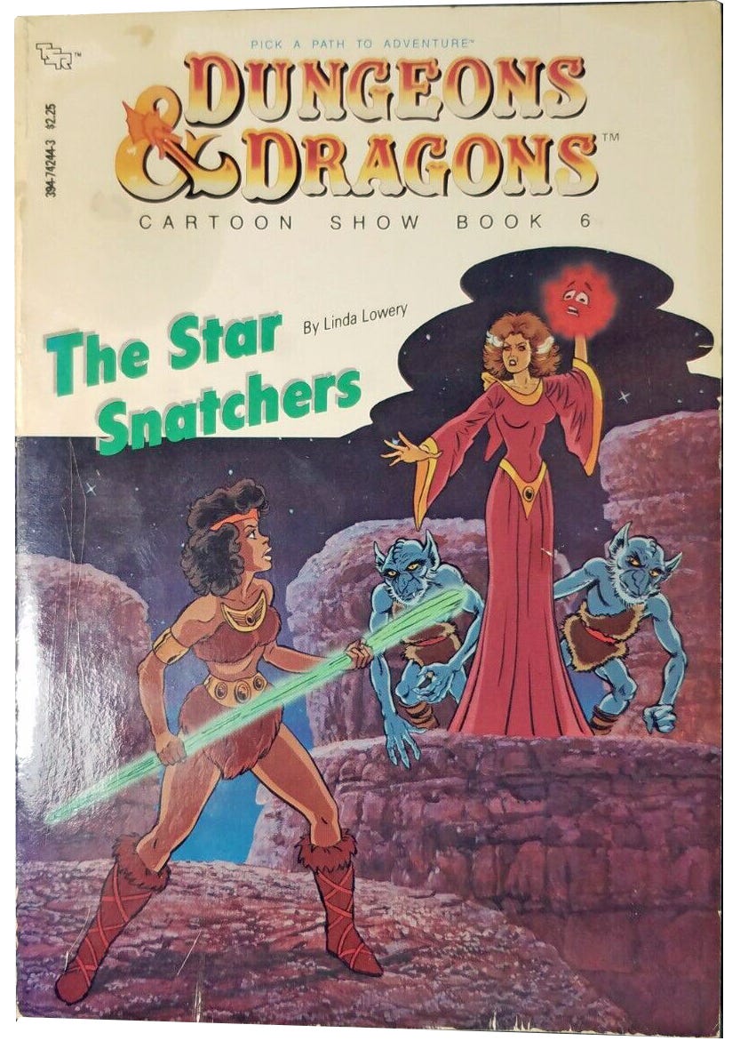 D&D Cartoon Show Books: Pick (YOUR) Path To Adventure!