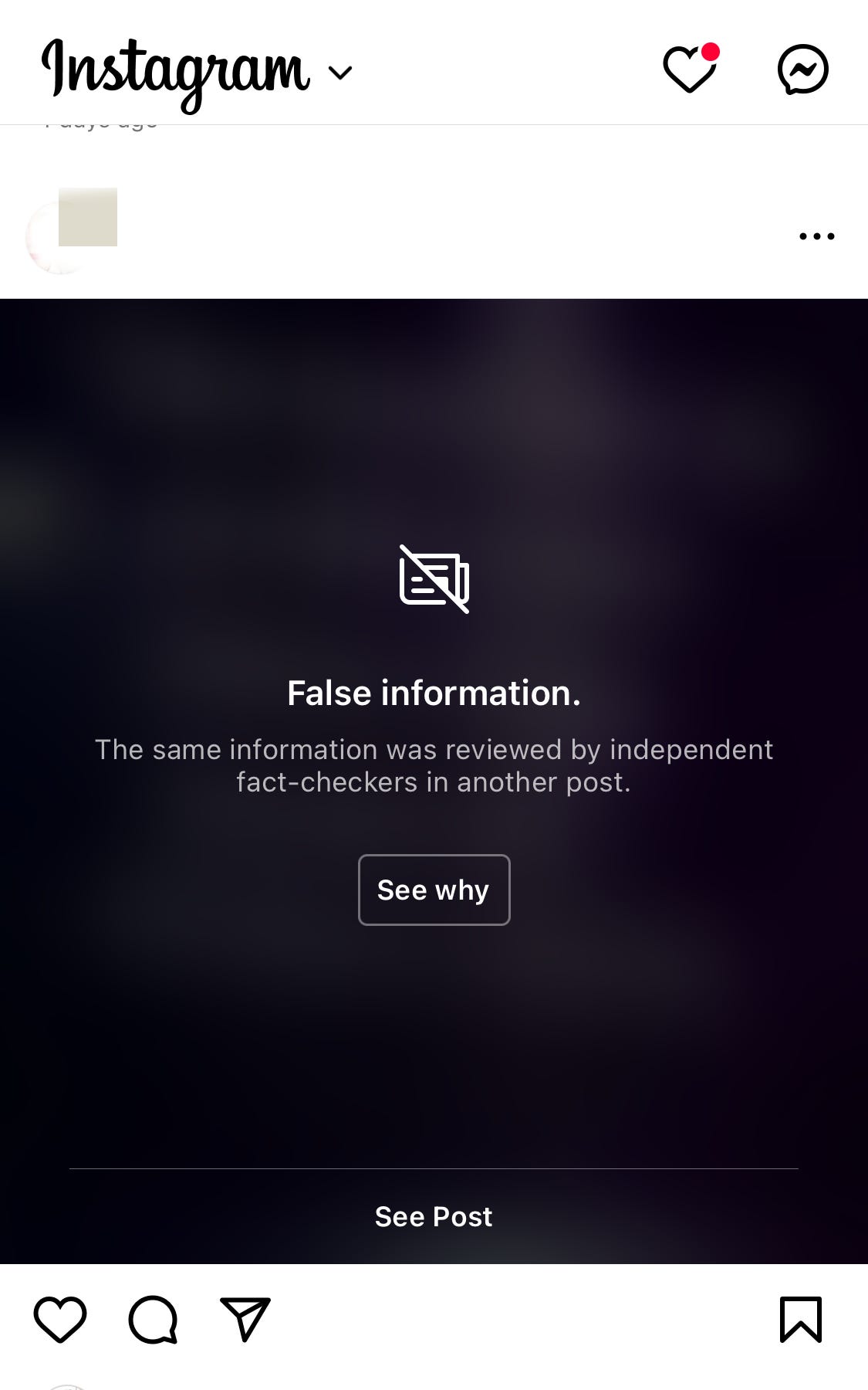 Instagram 的 fact-checker - by Yin Wang - 垠的备忘录
