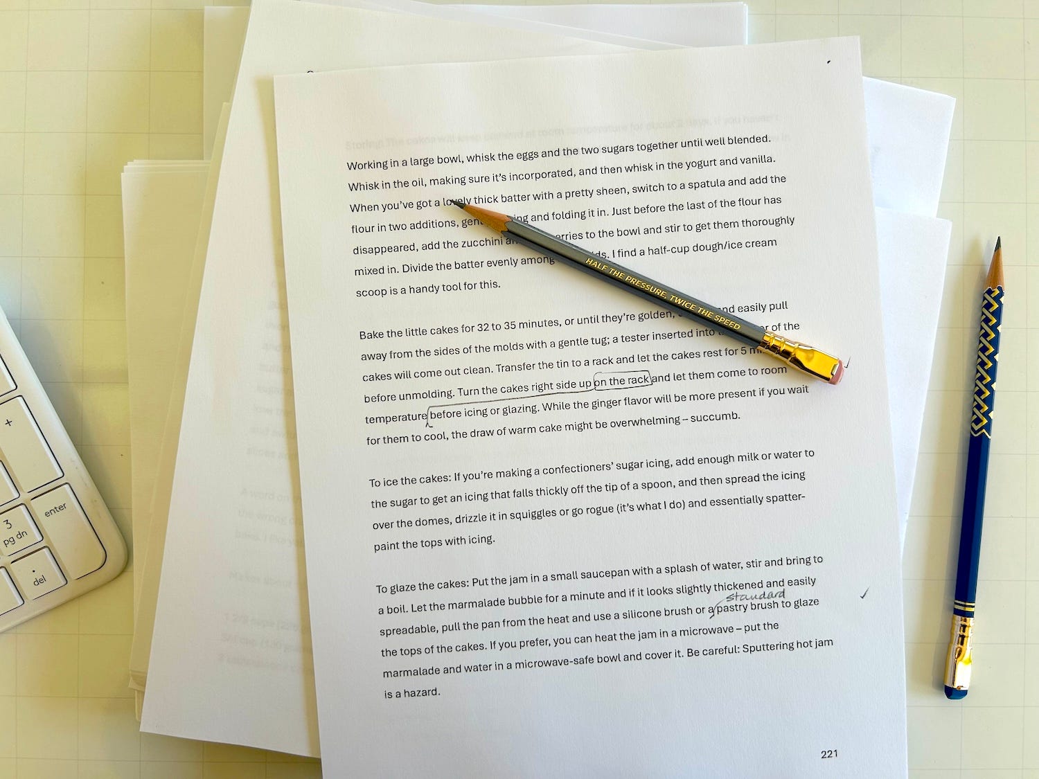 How to deliver a manuscript on time - by Dorie Greenspan