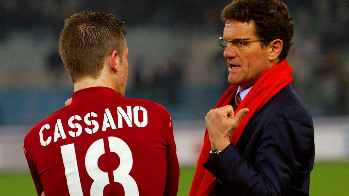 Phòng thay đồ (8): Cơn thịnh nộ của "Don" Fabio Capello - chia sẻ bởi ...