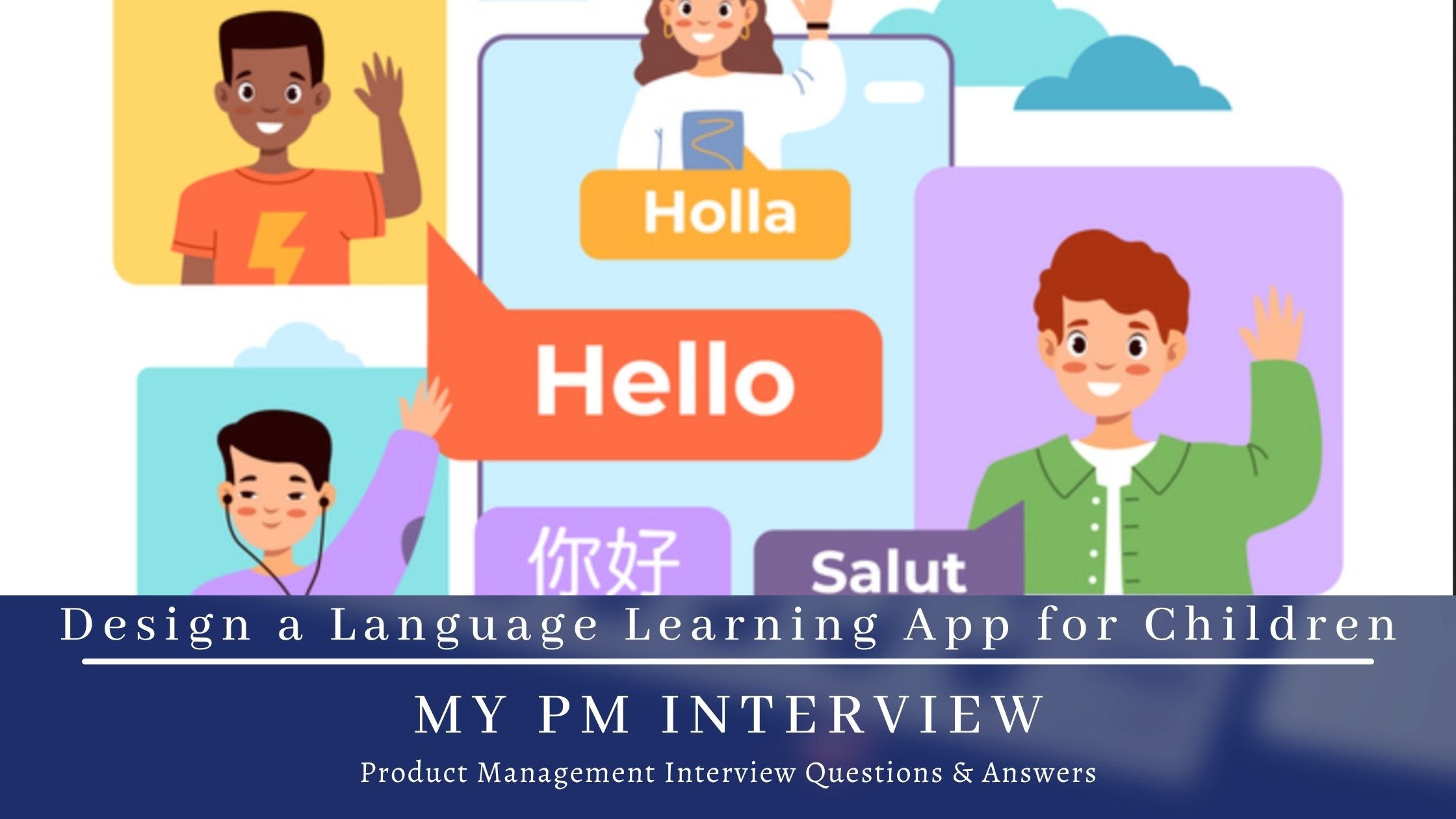 Design a Language Learning App for Children