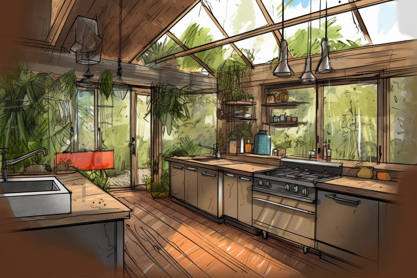 Quick Prompt: Kitchen Design - by Linus Ekenstam