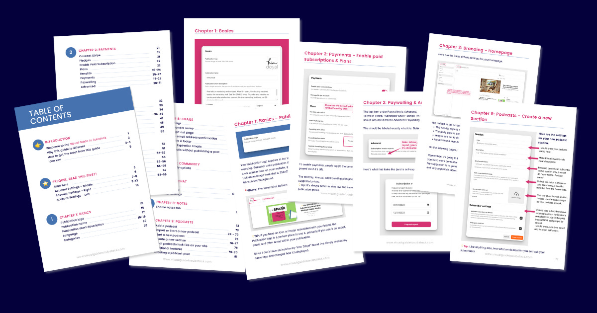 The Visual Guide to Substack - Kim Doyal