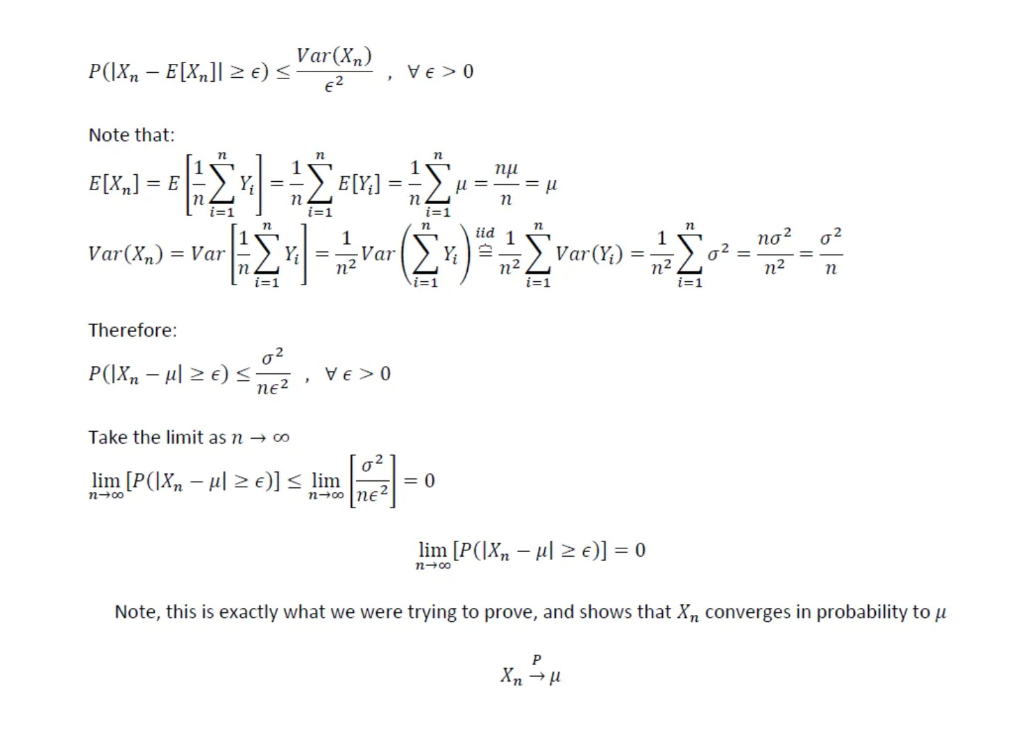 Basics of Probability and Stats - The inequalities that lead to LLN and ...