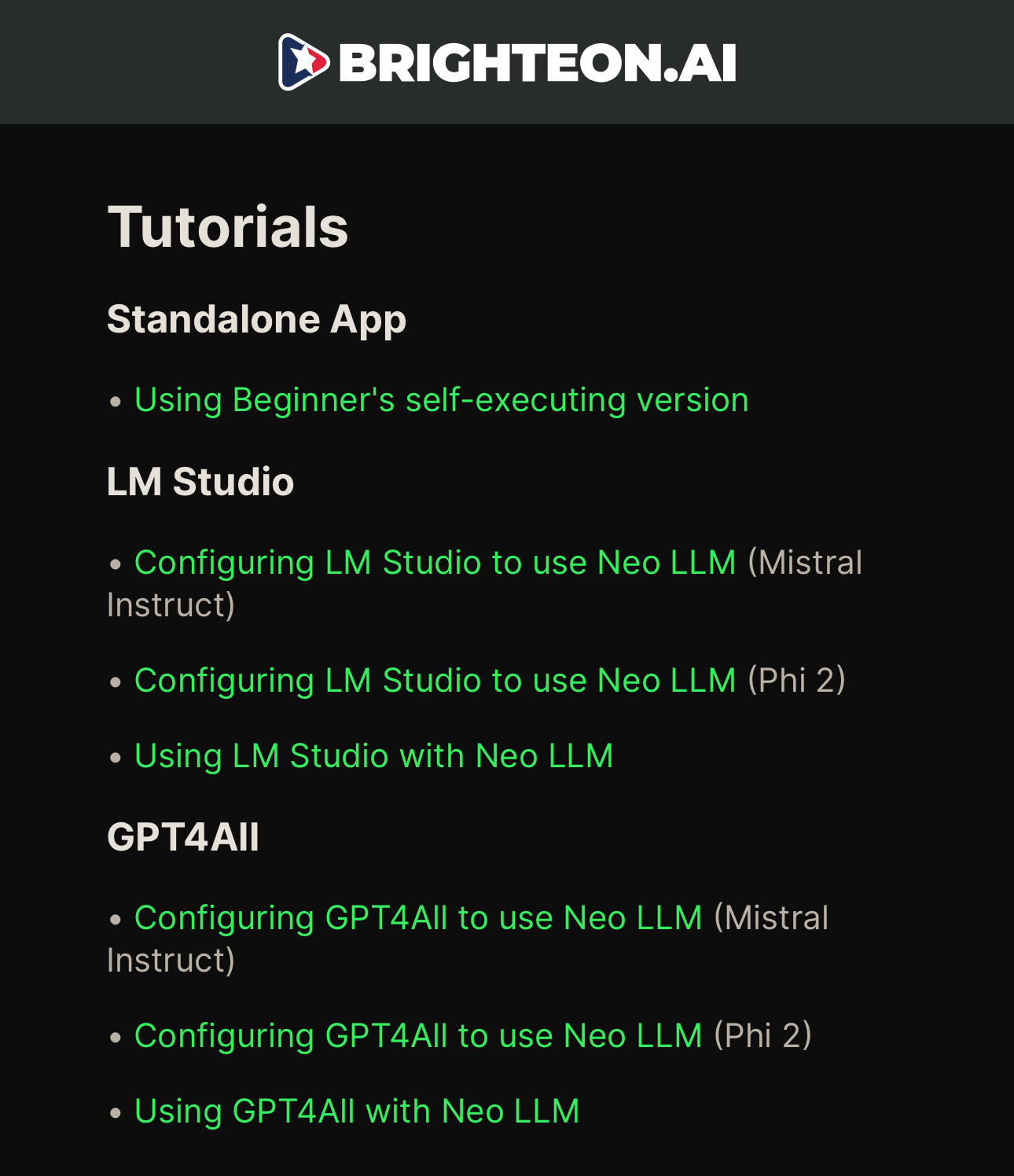 Pass the Word: Neo LLM Download by Brighteon.AI and Mike Adams is Now ...