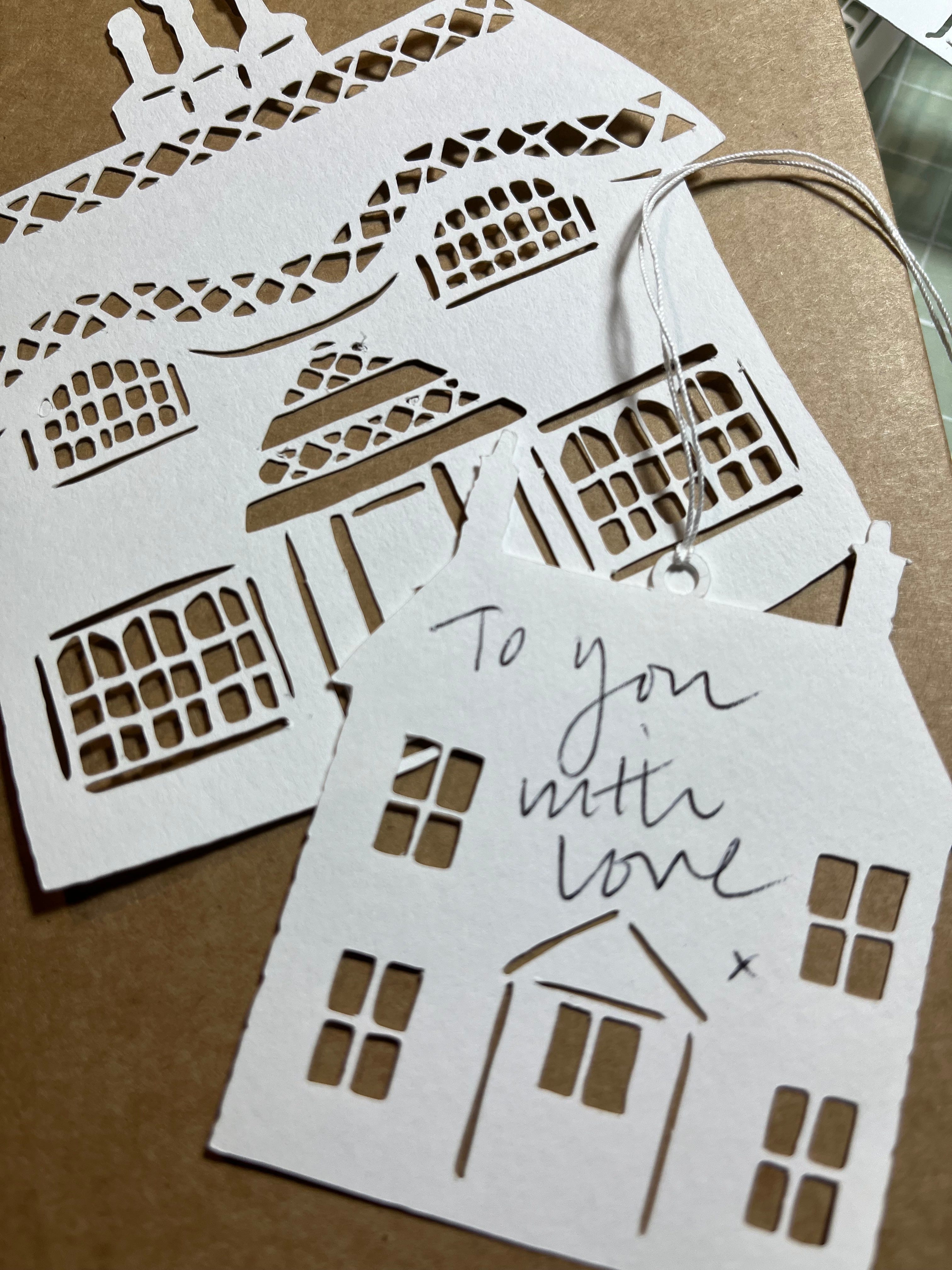 Paper Houses - by Sarah Morpeth - Snippets from the Studio