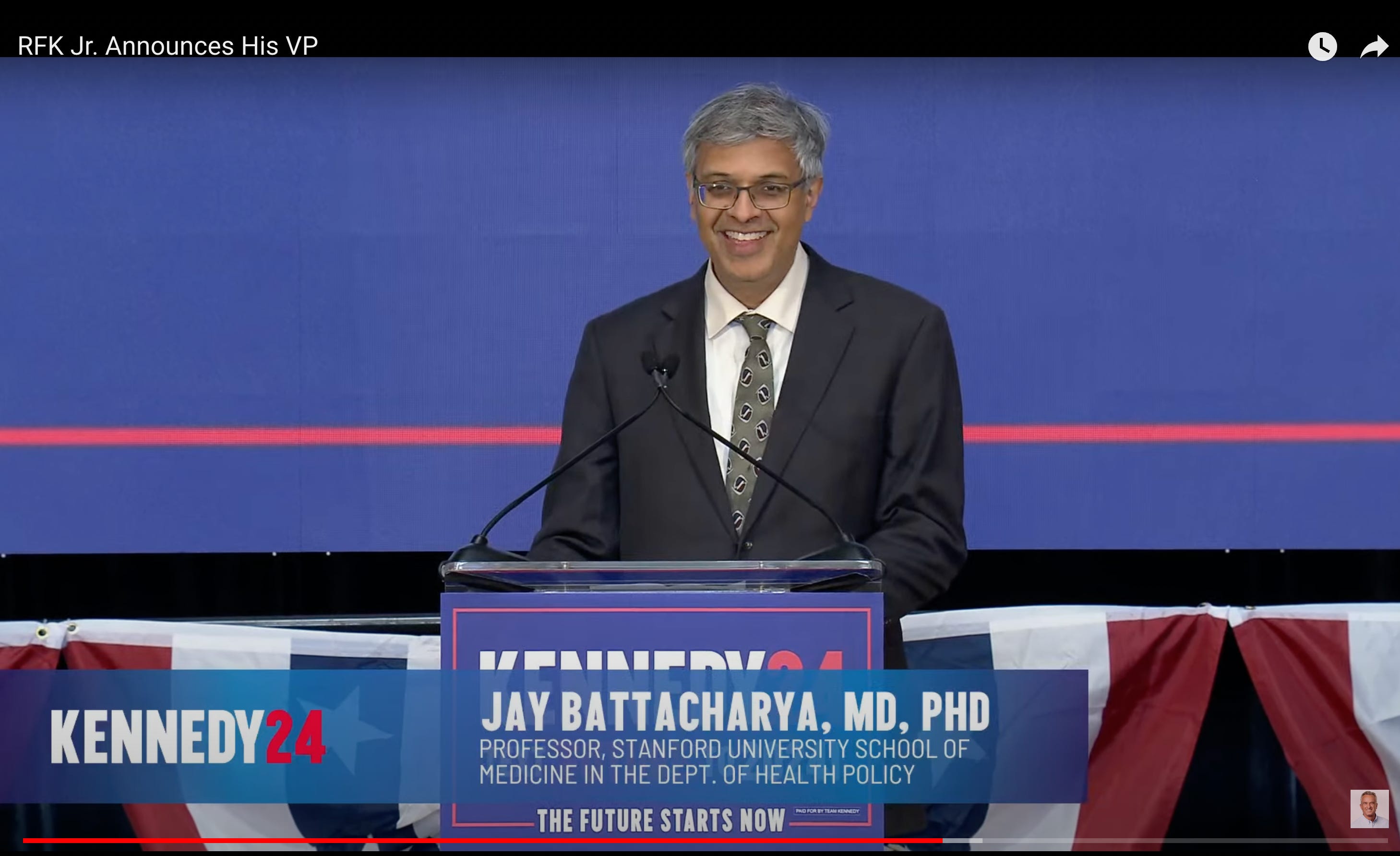 LIVE: Jay Speaks At RFK Jr.'s Vice President Announcement Rally