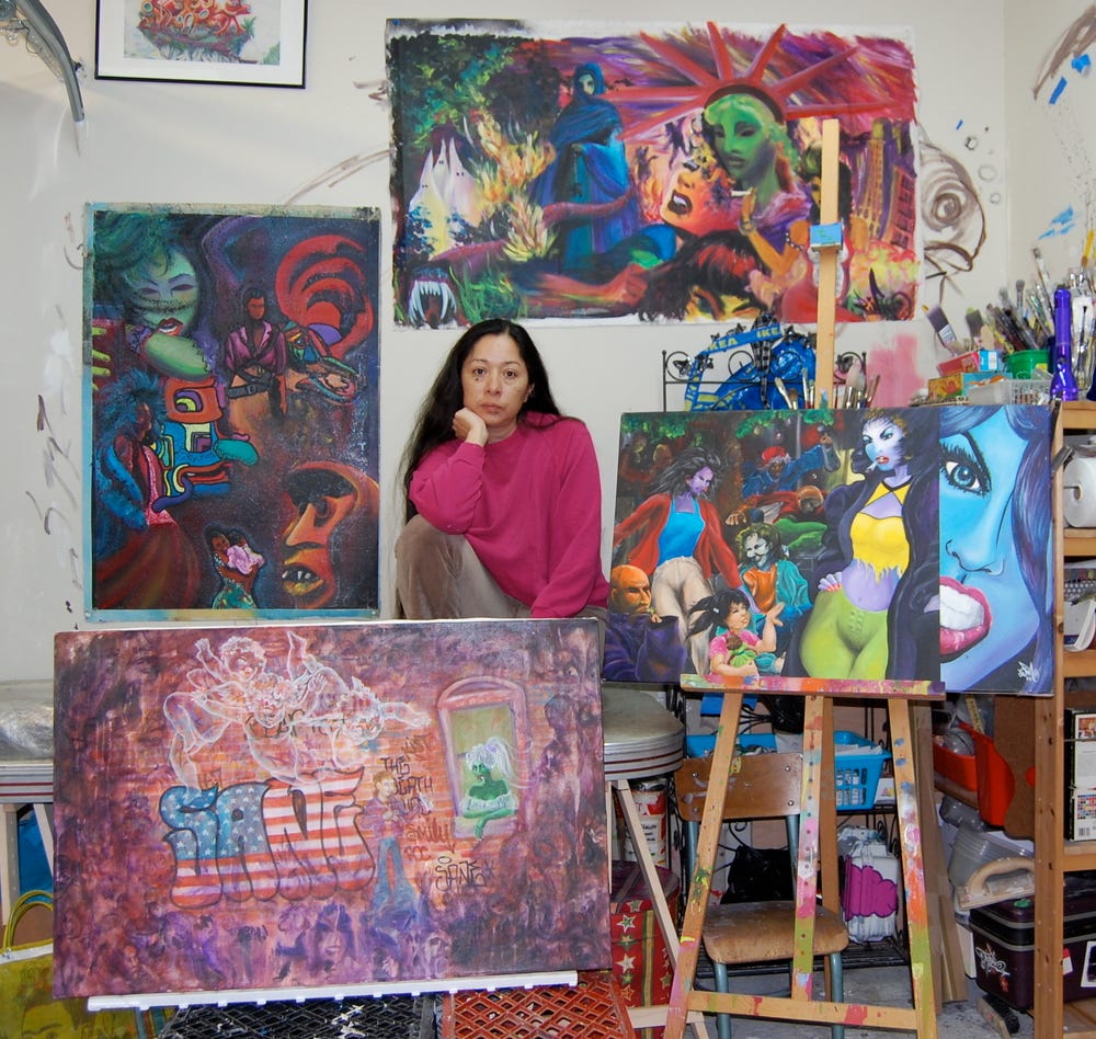 Dope Art: Lady Pink - by Orban Isma - orbisms