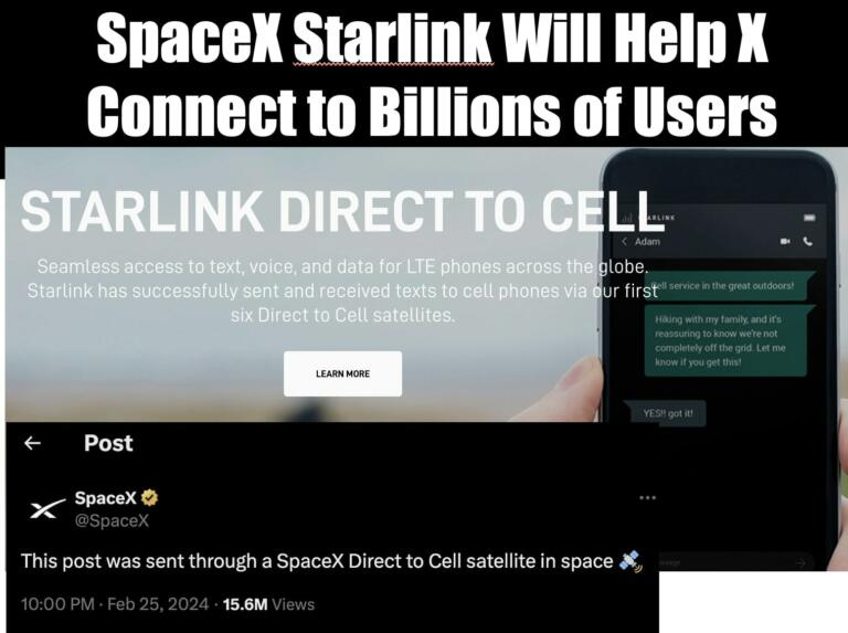 SpaceX Starlink Direct to Cell Satellite Will Help X Connect to ...