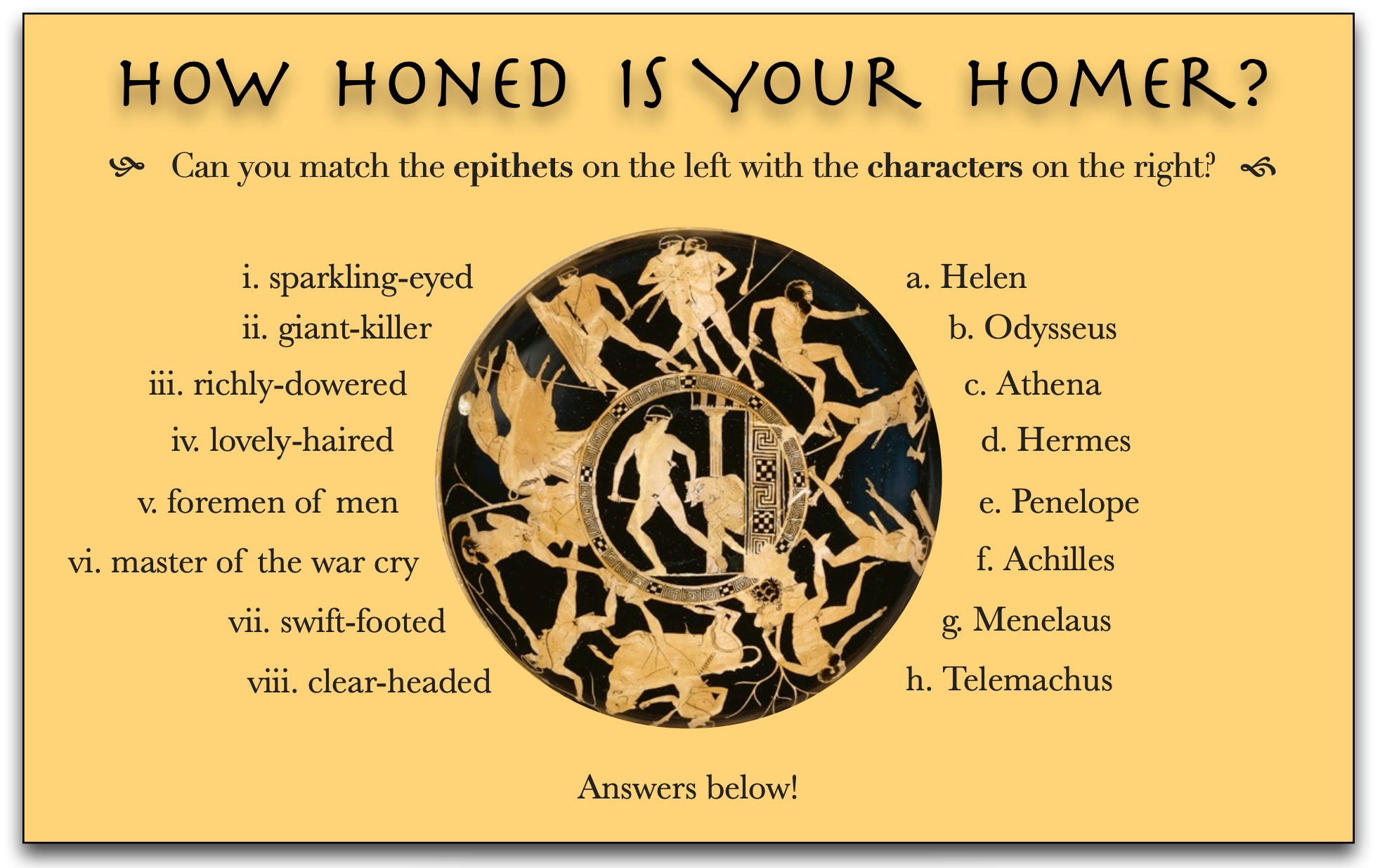 The Odyssey Begins - Classical Wisdom