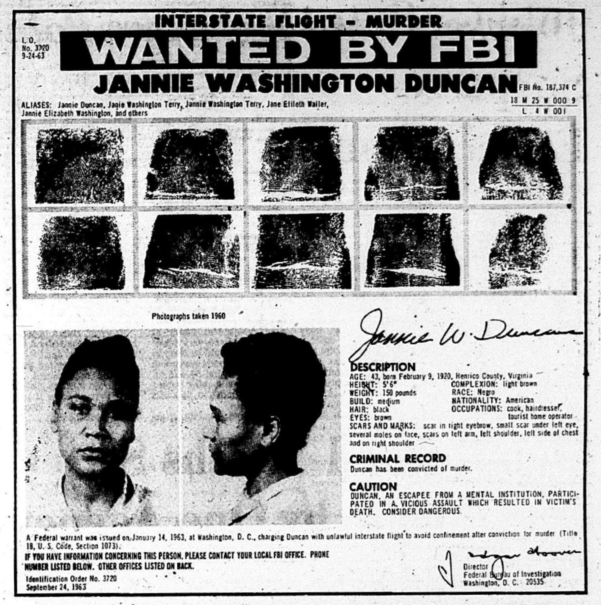 Jannie Duncan: “Beautiful Human” or Fugitive Killer?