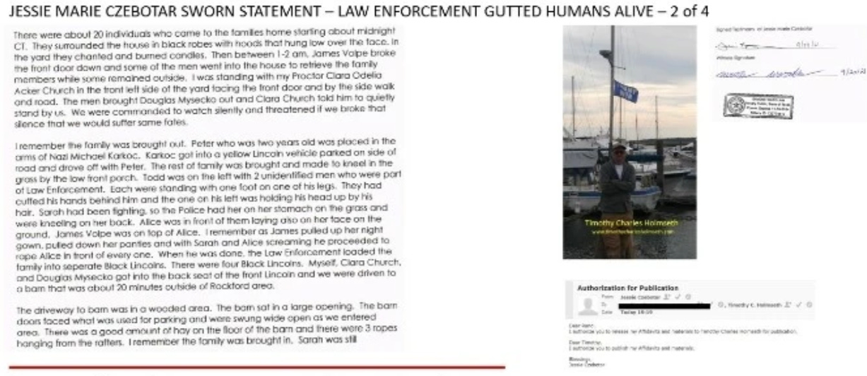 The Affidavits - by George Bailey - George’s Substack