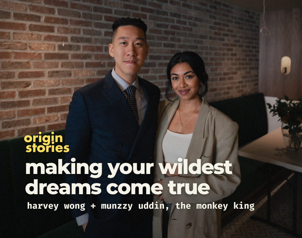 making your wildest dreams come true with munzzy uddin + harvey wong
