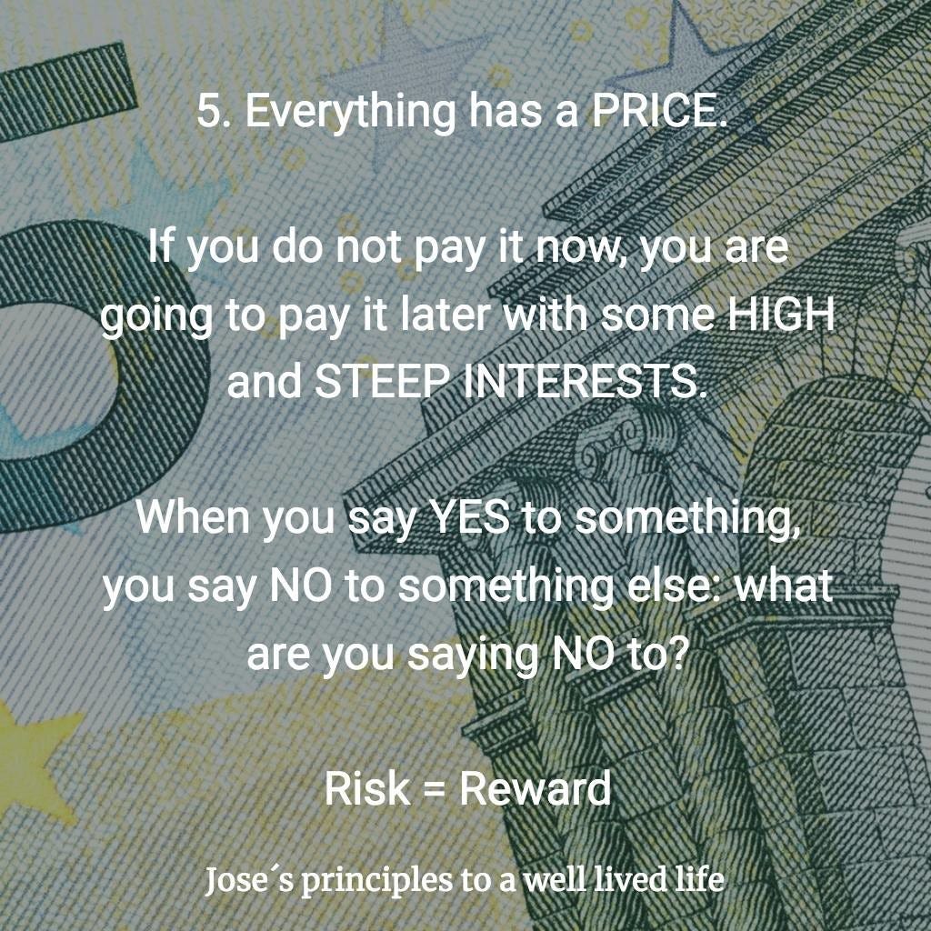 10+ principles to a well lived life