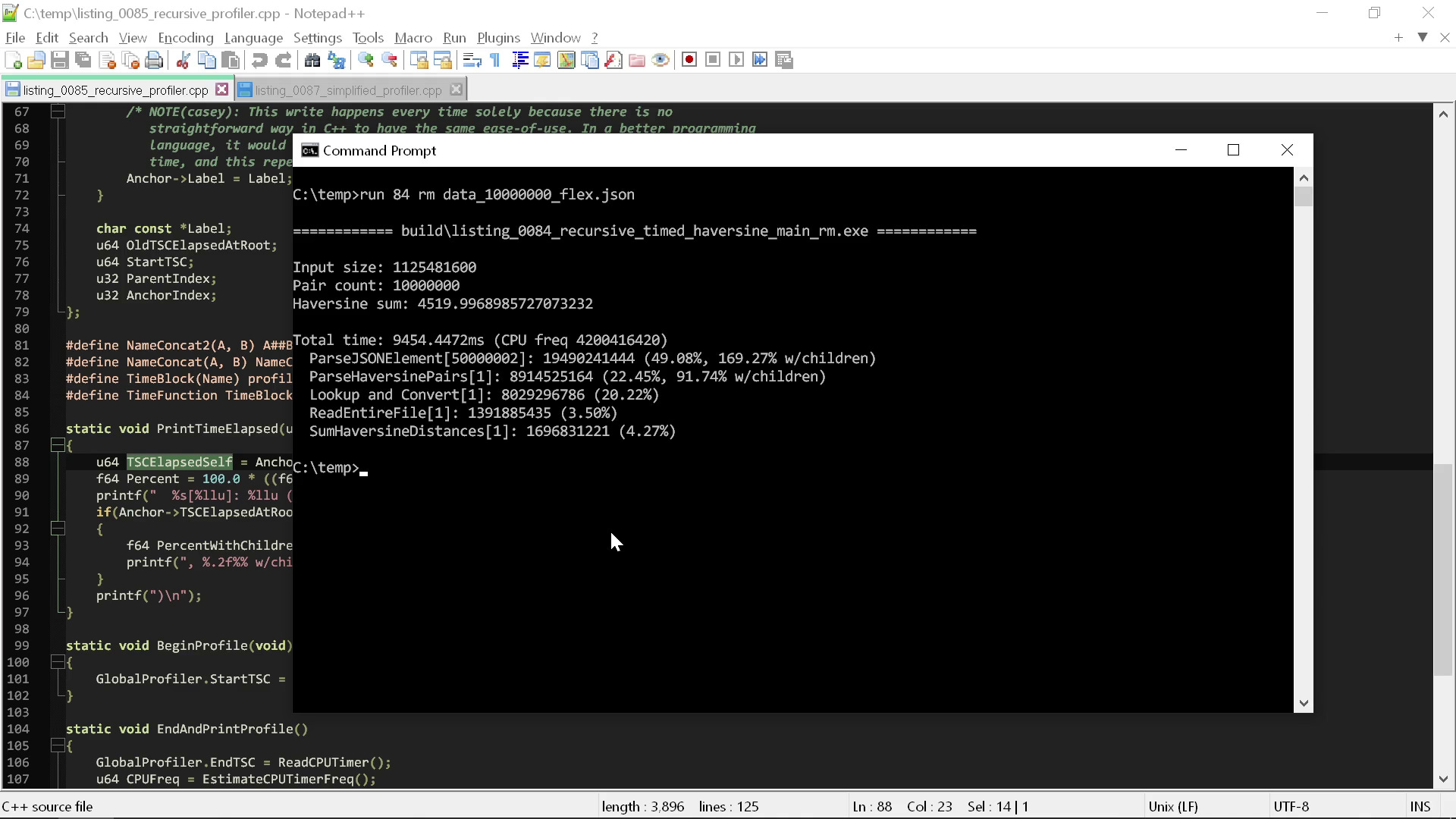 Profiling Recursive Blocks - Computer, Enhance!