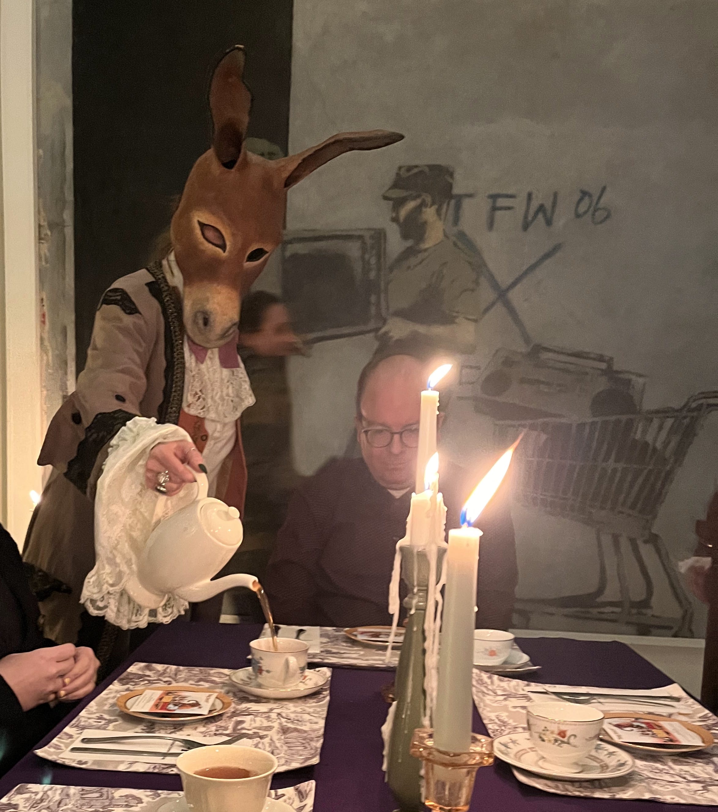 A Dumb Society tea party in NOLA - by Stefene Russell