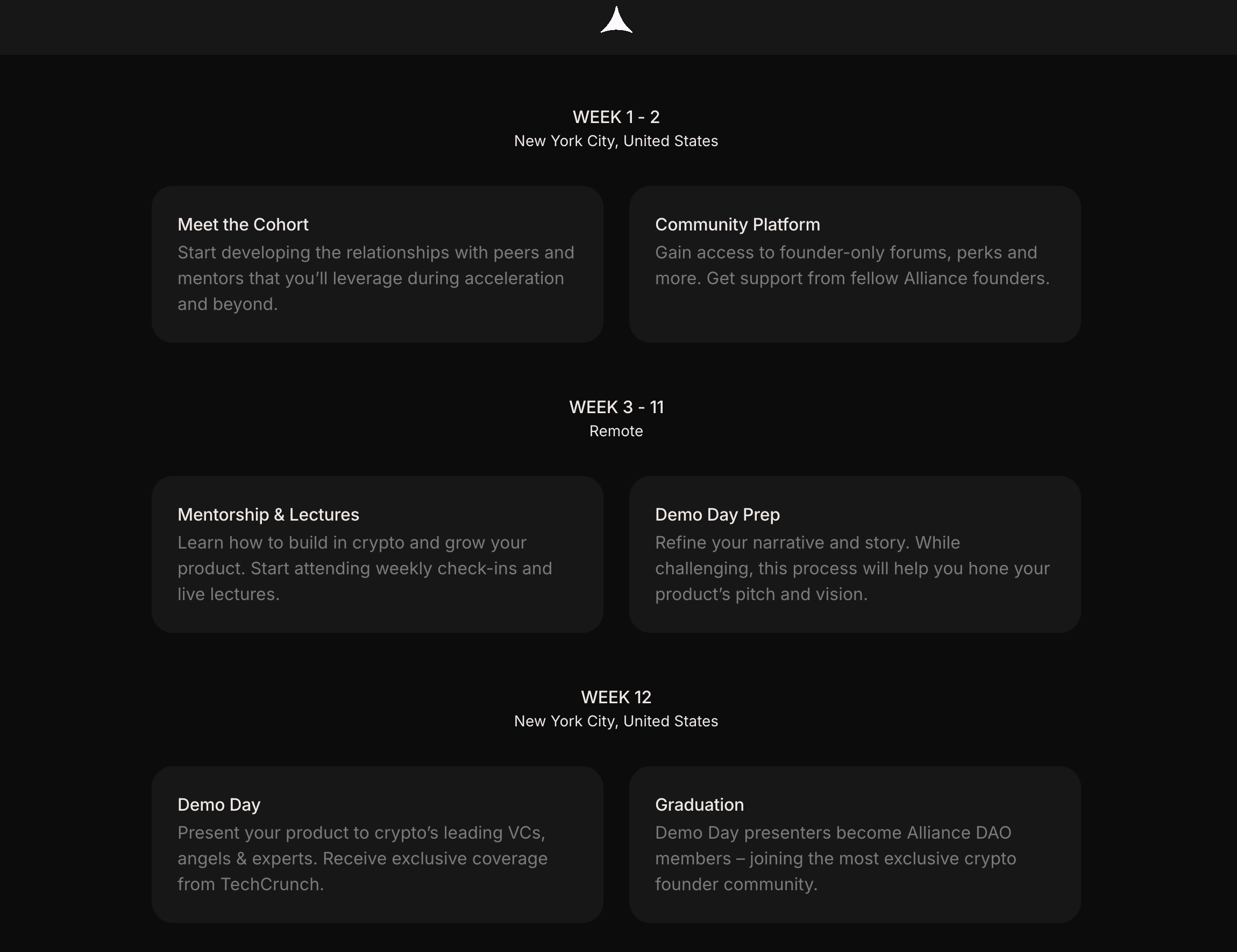 【Alliance DAO】web3版YC!?web3業界最強のアクセラレーター機関を深堀り / 概要と過去参加者、その教えを整理 / トークンは魔法ではなく補助でしかない ...