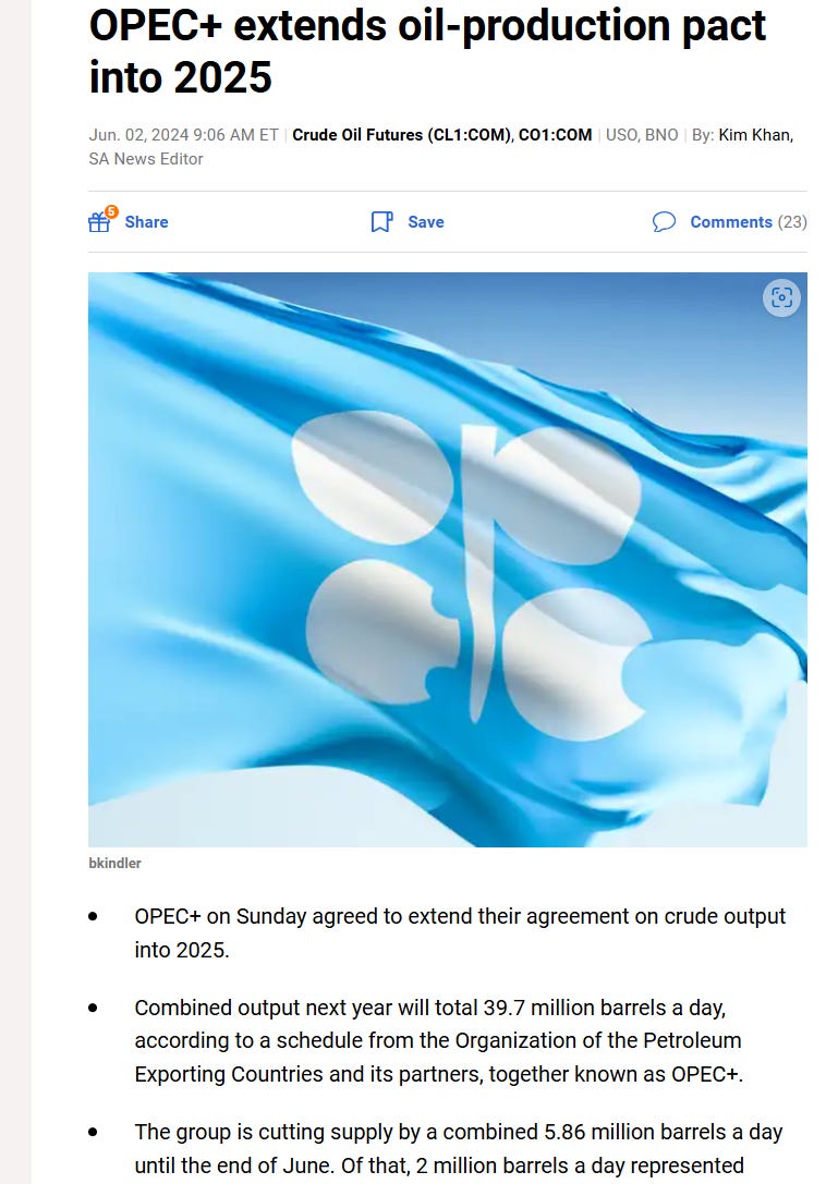 OPEC is keeping oil prices firm for now - by Michael Blair