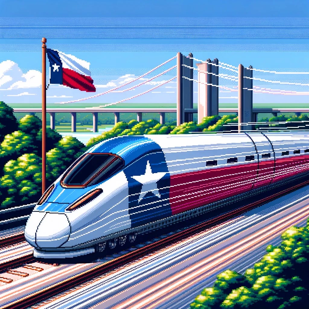Texas High-Speed Rail - by Jeff Fong - Urban Proxima