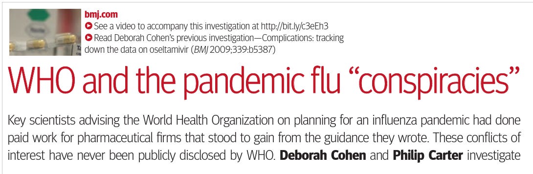 The Story of Influenza Antivirals: Part 21