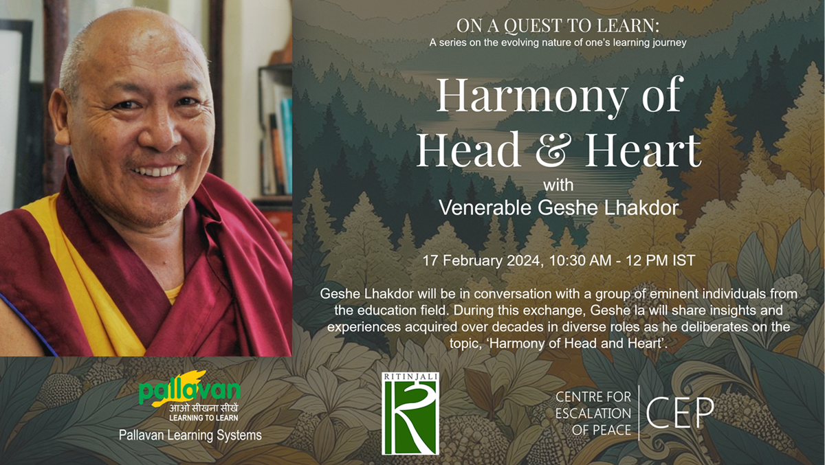 'Harmony of Head and Heart' with Venerable Geshe Lhakdor