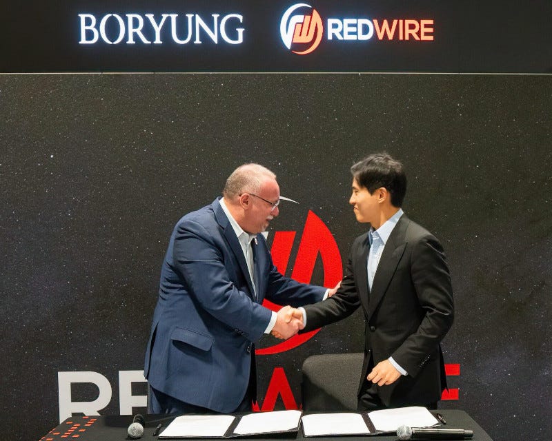 MOU Signed Between Redwire, Boryung - by Tom Patton