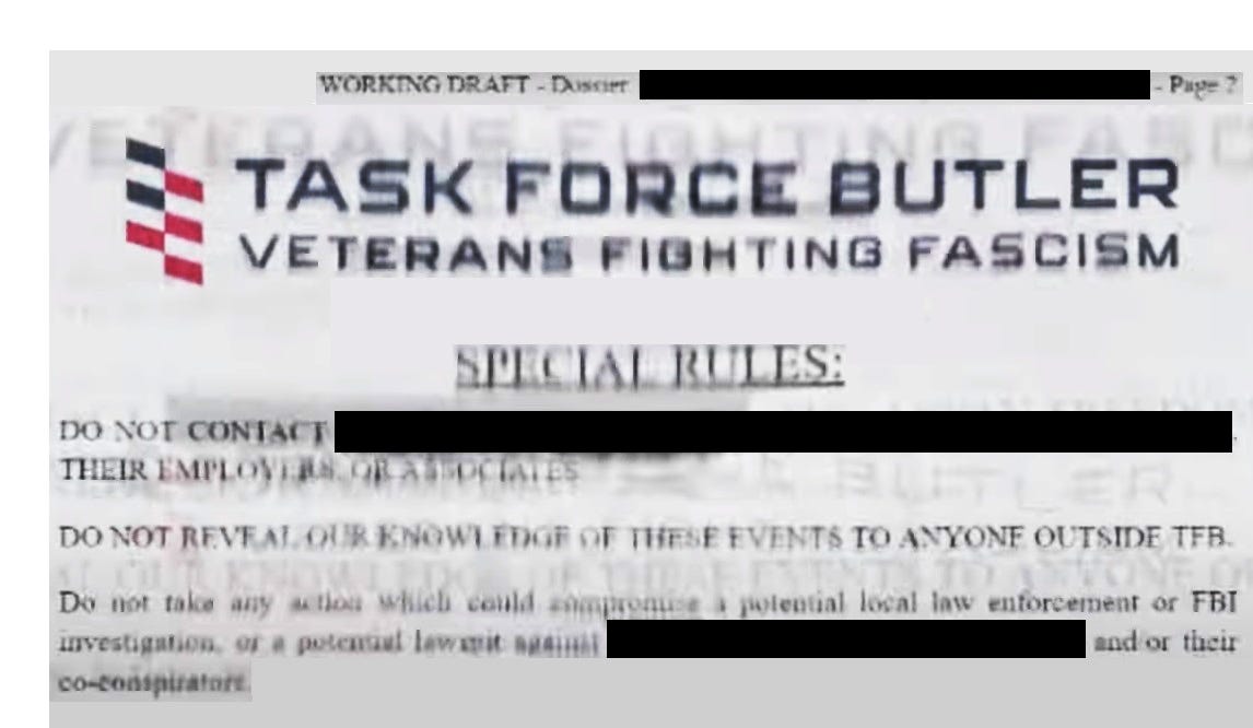 Task Farce Butler Reports - American Archvillain