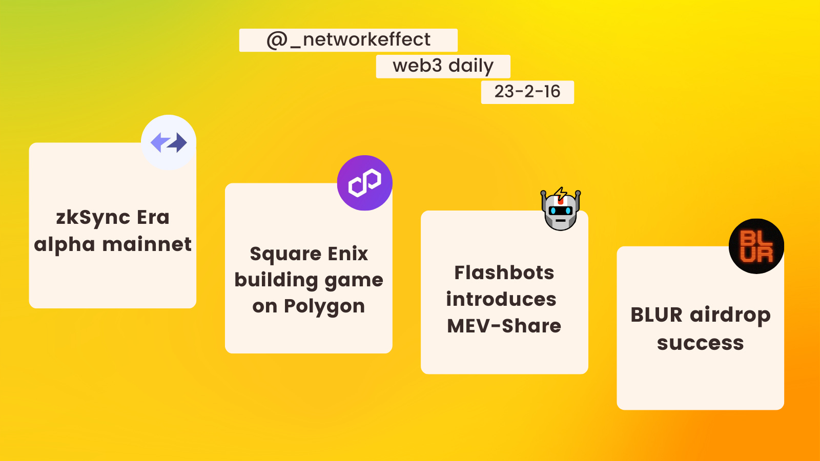 zkSync Era Launch, Square Enix Polygon & Flashbots MEV-Share