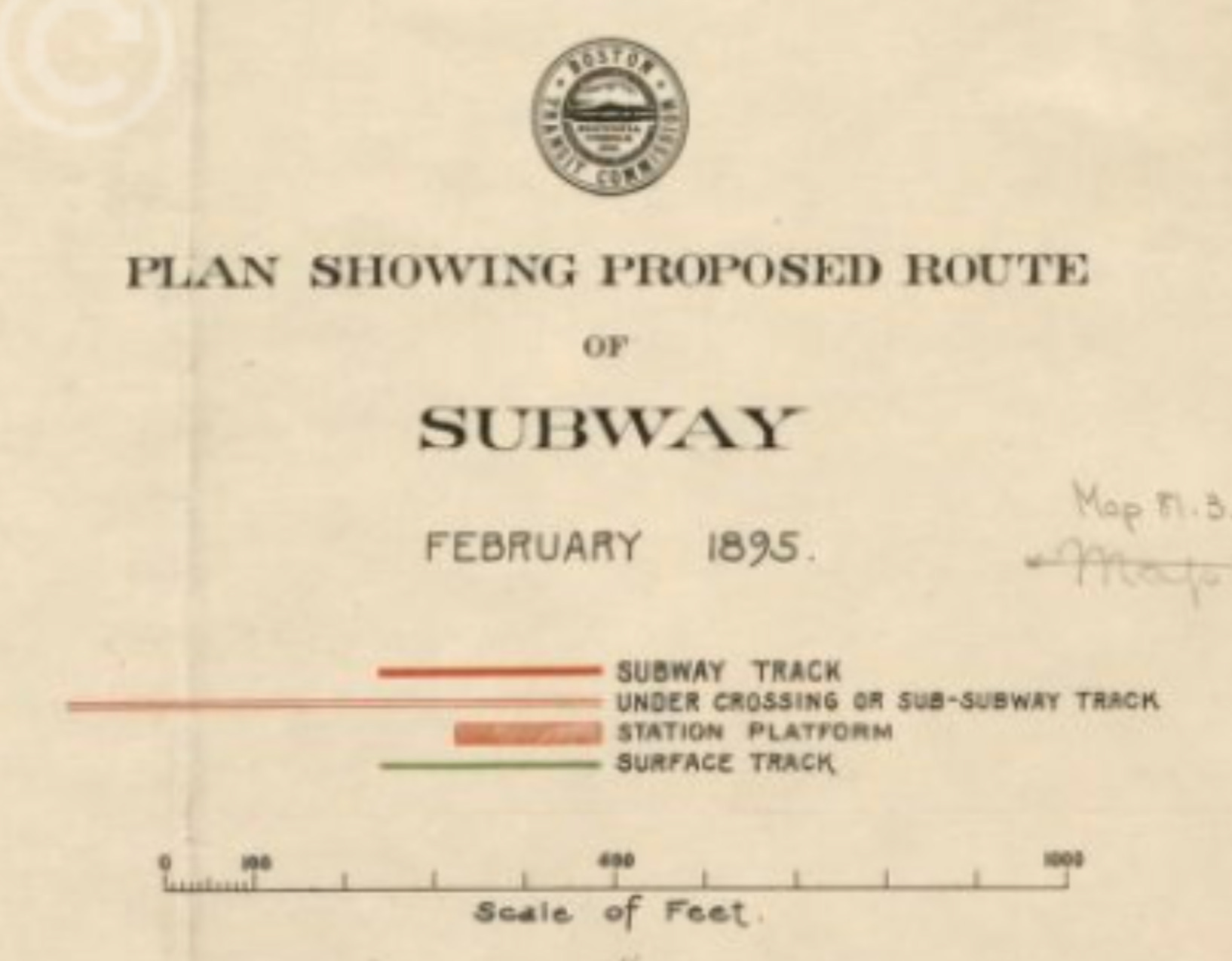 America's First Subway Map - by Doug Greenfield