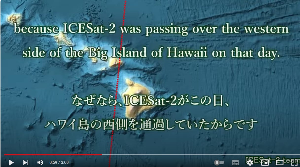 LIDAR LASER BEAMS KAPPET OVER HAWAII 28. JANUAR 2023LIDAR LASER BEAMS ...