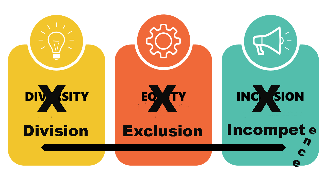 DEI- Division, Exclusion, Incompetence