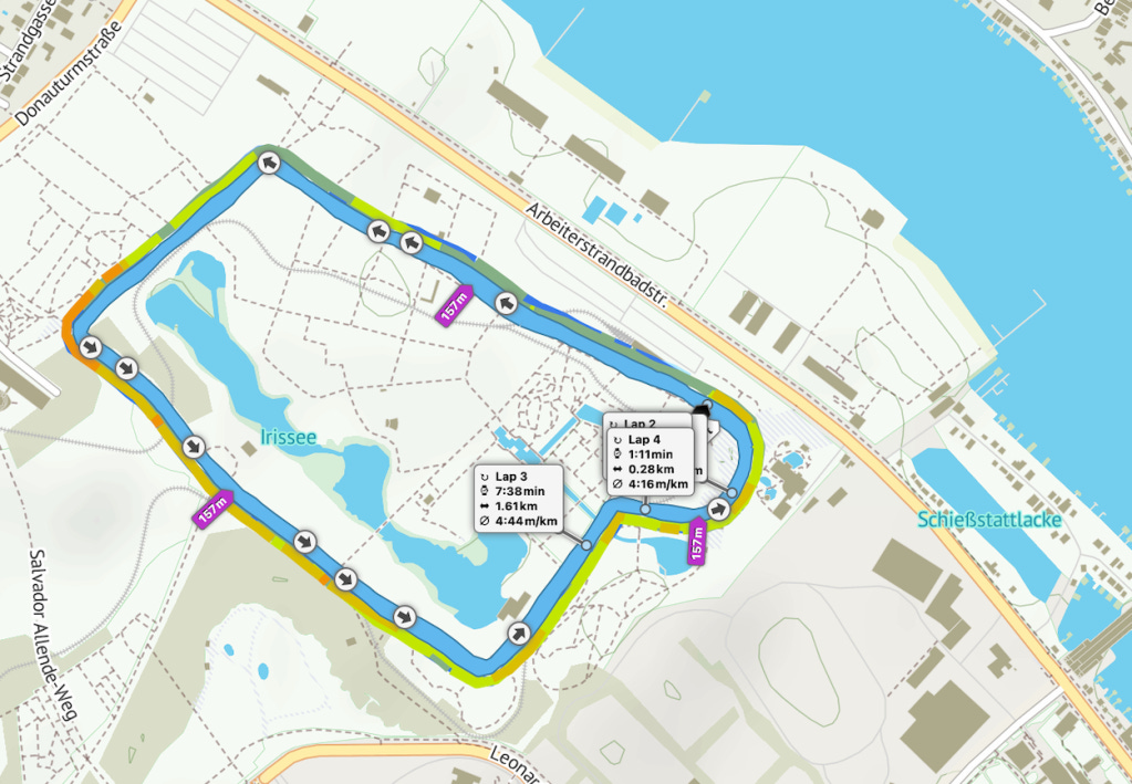 Donaupark parkrun, Vienna - by John Matthews