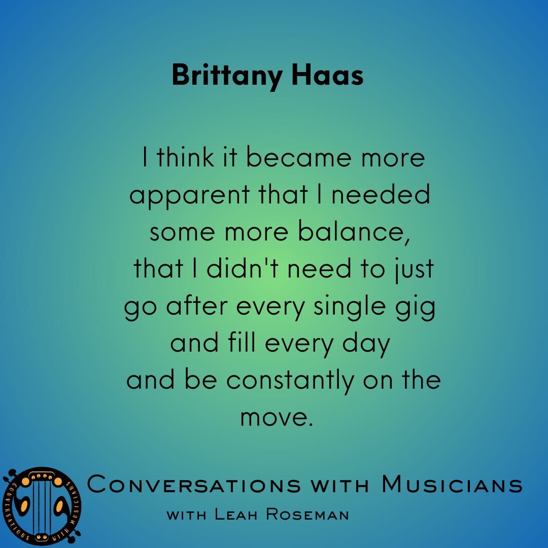 Brittany Haas - by Leah Roseman - Leah’s Substack