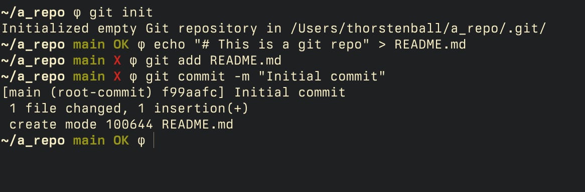 How I use git - by Thorsten Ball - Register Spill