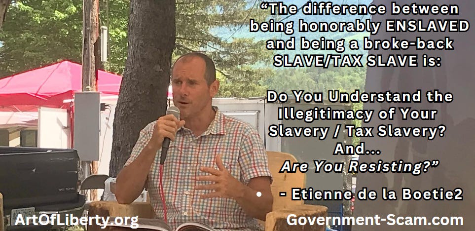 Hierarchy of Slavery / Tax Slavery – Where Do You Land?