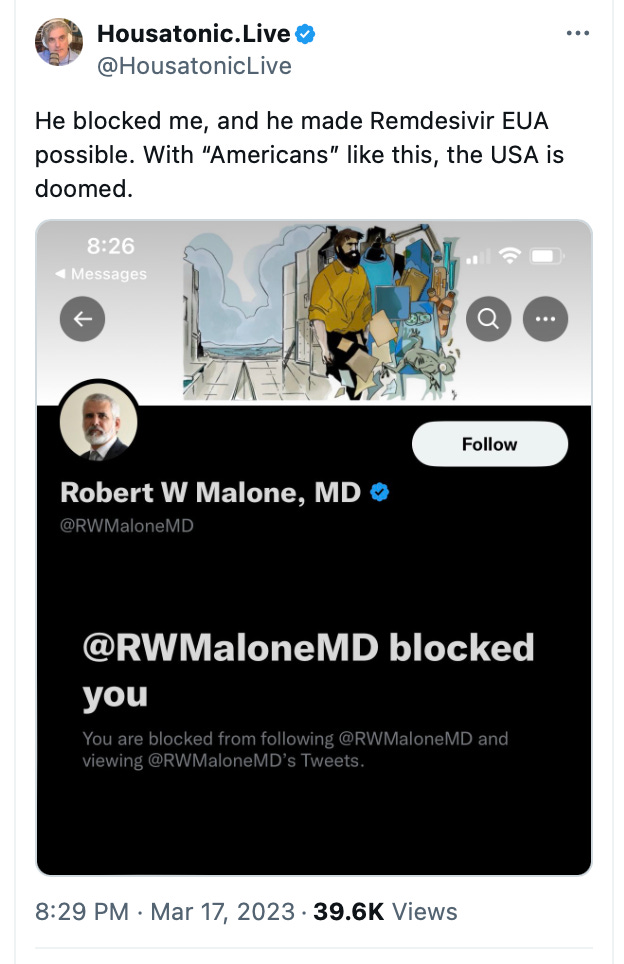 Dr. JJ Couey lives inside Robert Malone's head & I love it! Couey 'owns ...