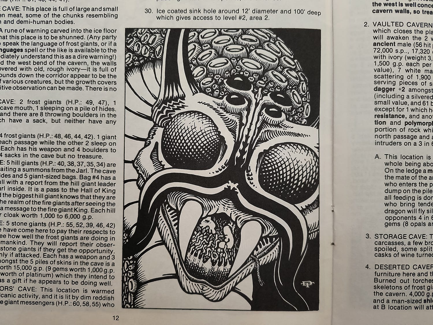 THE ART of Old School D&D Modules: Against The Giants (G1-2-3)