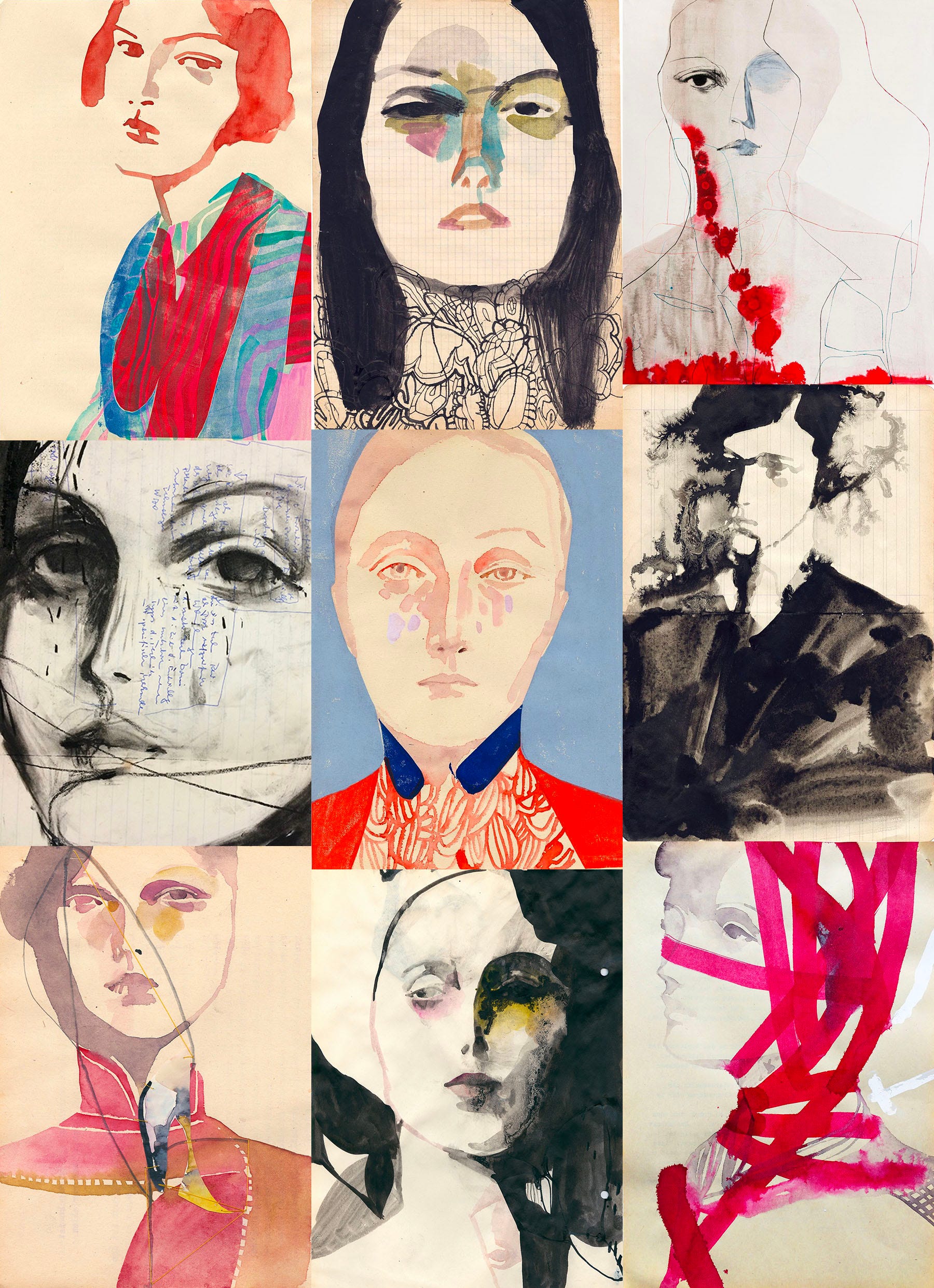 #3473 | Women drawing women. - A Treasury of Moods