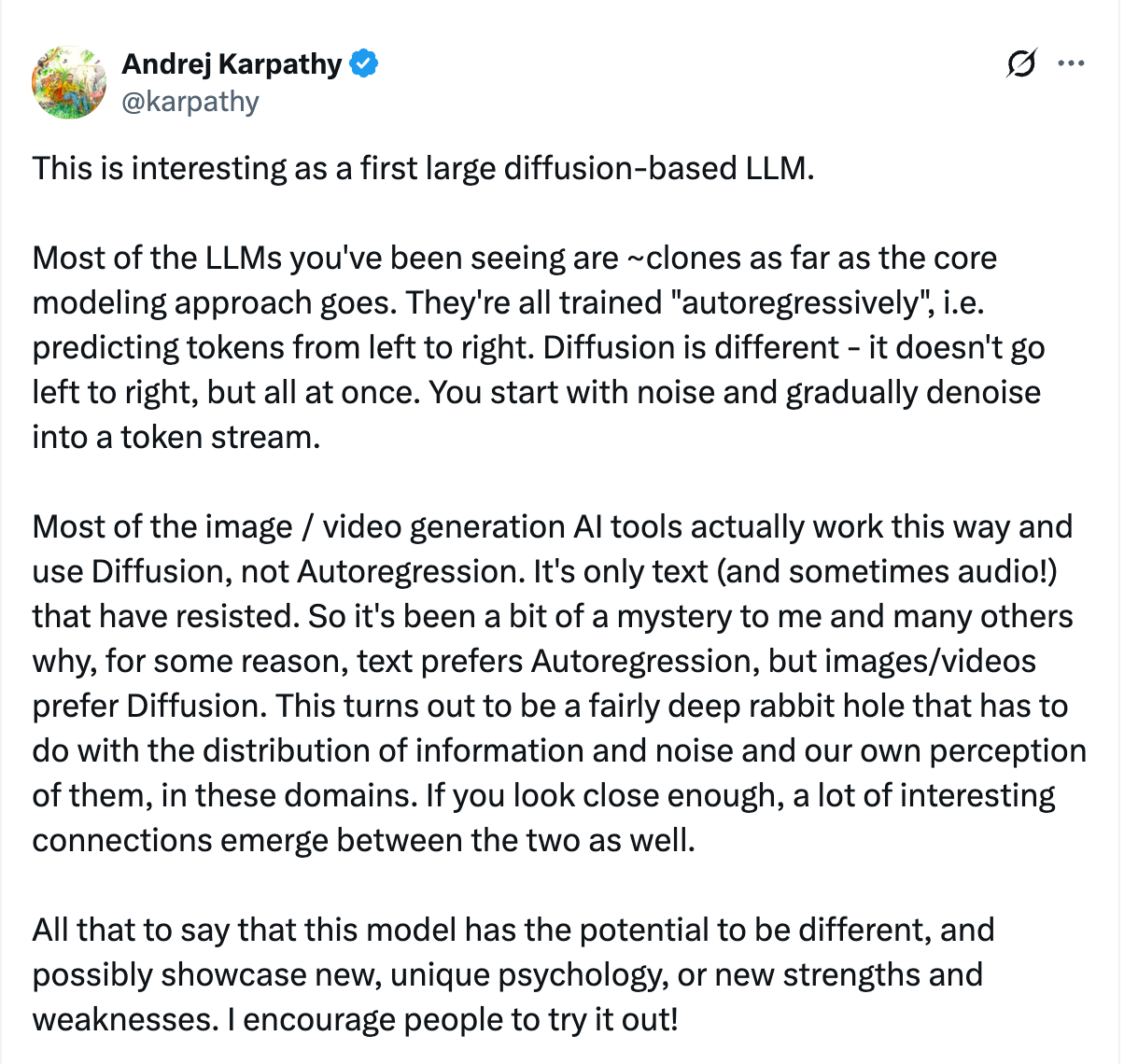 Decoding Large Language Diffusion Models - New Frontier of Intelligence