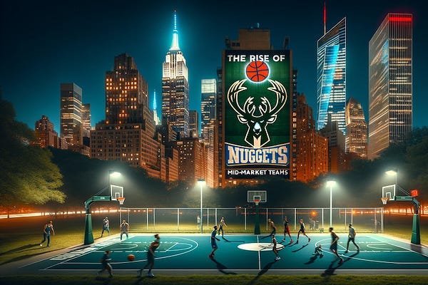 Rise of Mid-Market Teams in the NBA - Up in The Rafters