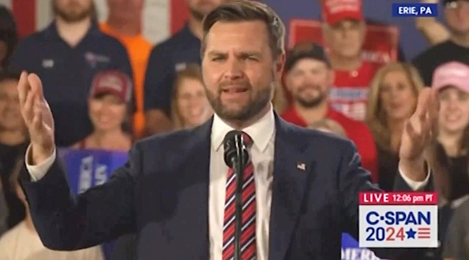 Police: "no reports" of JD Vance's imaginary pet bar-be-ques