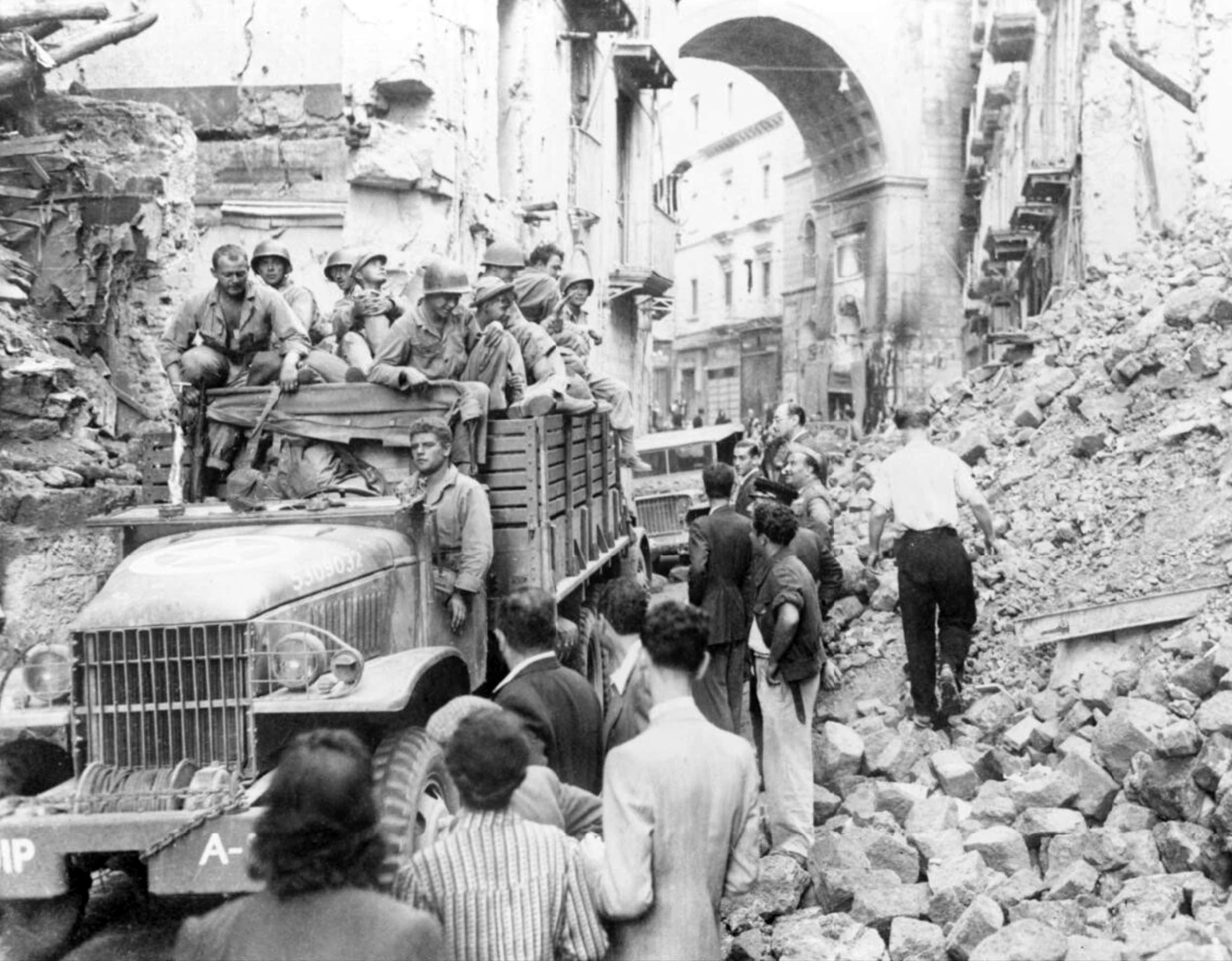 The Allies enter Naples - by Martin Cherrett